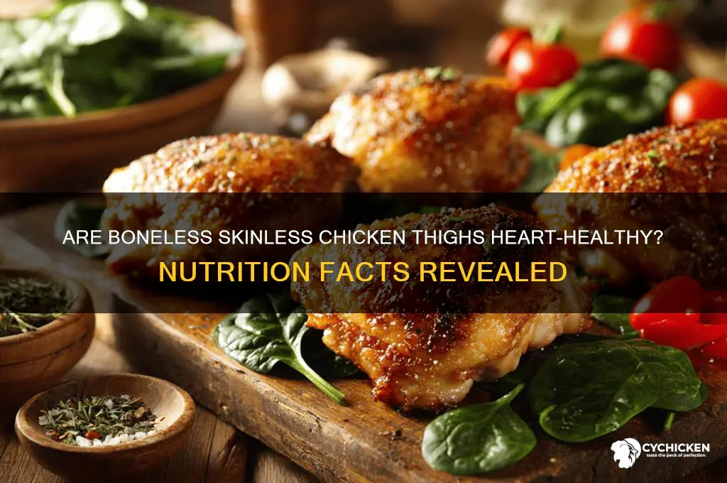 Are Boneless Skinless Chicken Thighs Heart-Healthy? Nutrition Facts ...