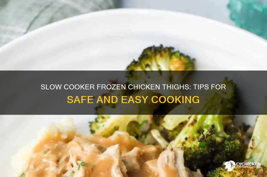 Slow Cooker Frozen Chicken Thighs: Tips For Safe And Easy Cooking ...