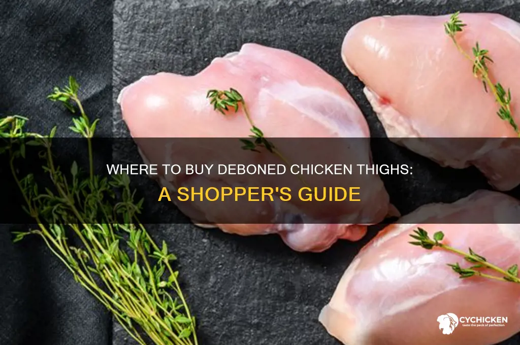 Where To Buy Deboned Chicken Thighs: A Shopper's Guide | CyChicken