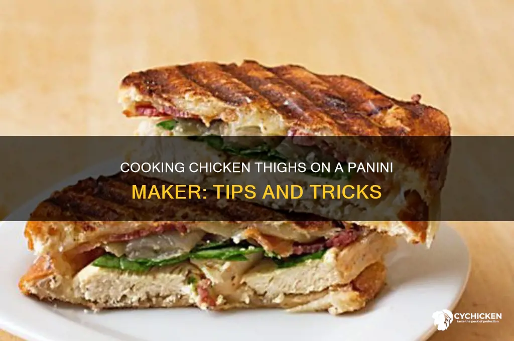 Cooking Chicken Thighs On A Panini Maker: Tips And Tricks | CyChicken