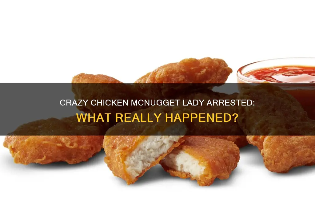 Crazy Chicken Mcnugget Lady Arrested: What Really Happened? | CyChicken