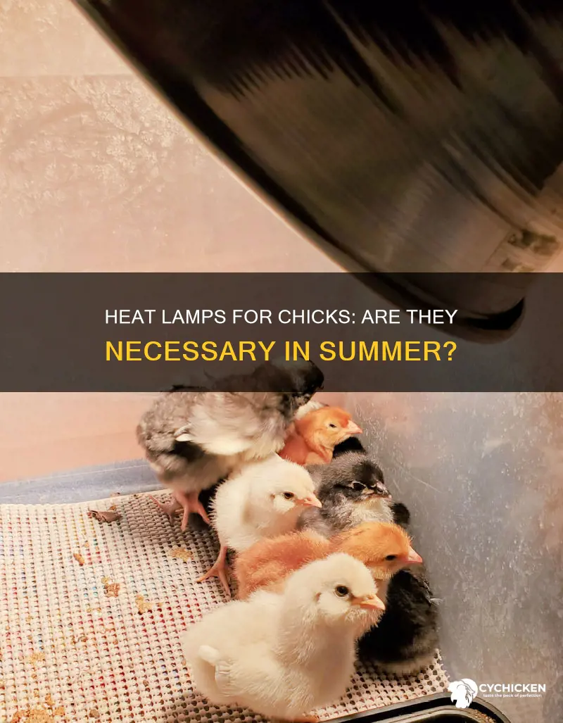 Heat Lamps For Chicks: Are They Necessary In Summer? | CyChicken