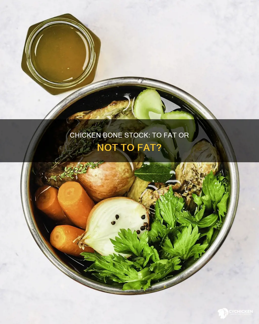Chicken Bone Stock: To Fat Or Not To Fat? | CyChicken