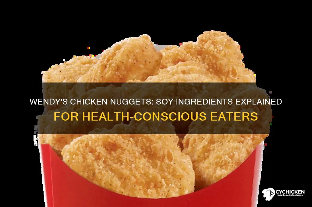 Wendy's Chicken Nuggets: Soy Ingredients Explained For Health-Conscious ...