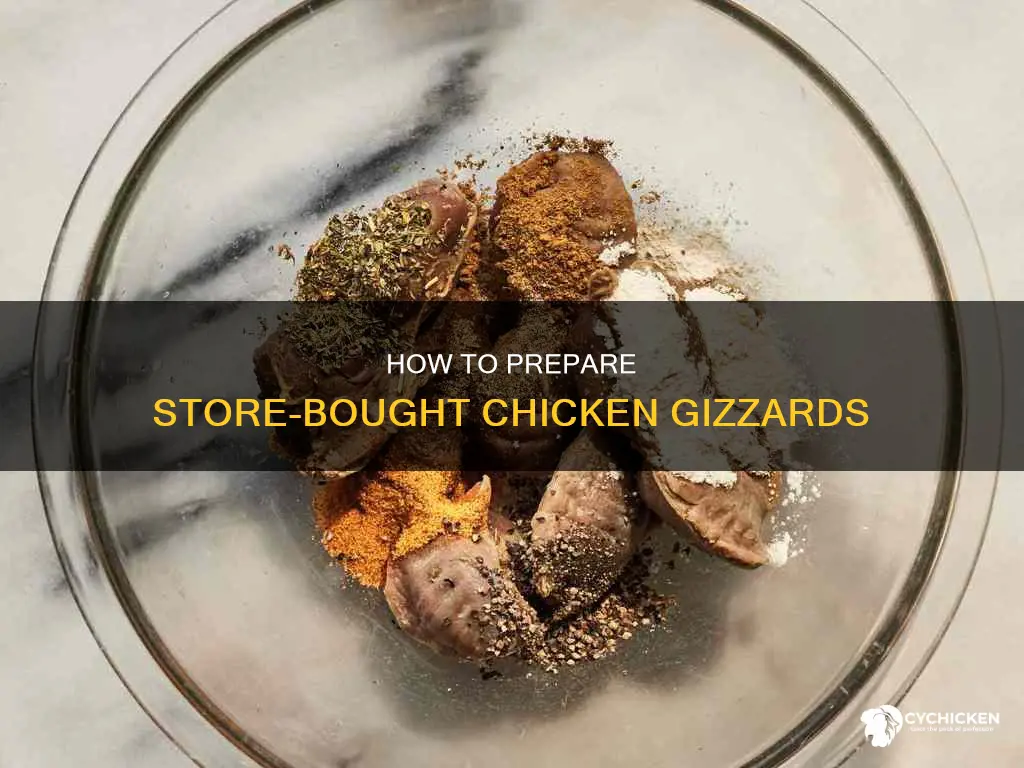 How To Prepare Store-Bought Chicken Gizzards | CyChicken