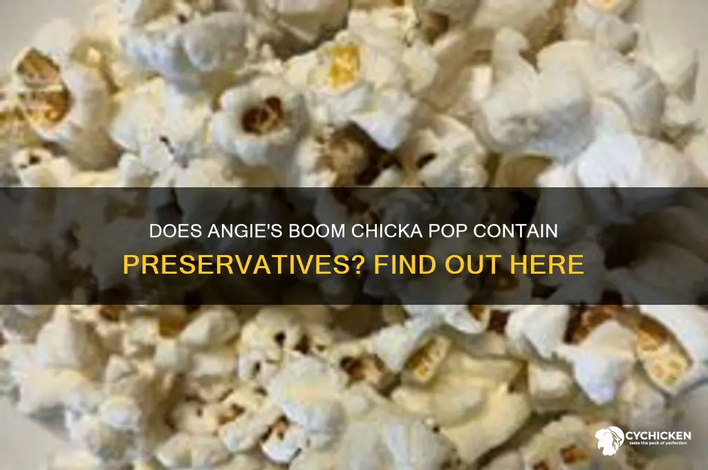 Does Angie's Boom Chicka Pop Contain Preservatives? Find Out Here ...