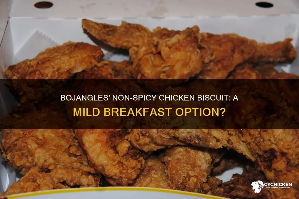 Bojangles' Non-Spicy Chicken Biscuit: A Mild Breakfast Option? | CyChicken