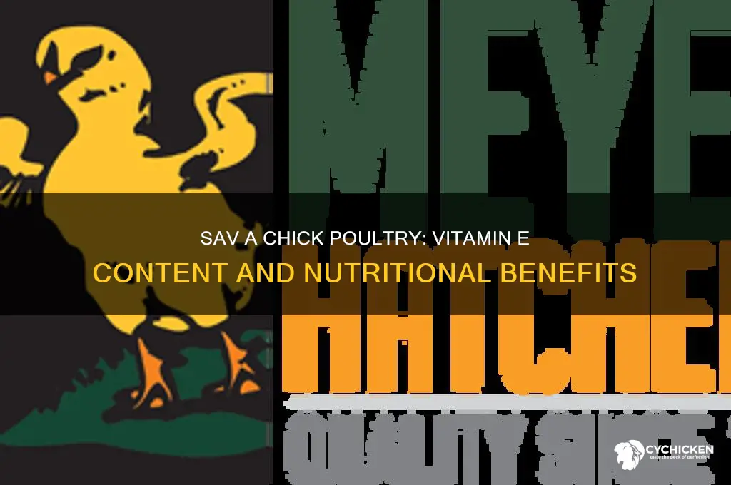 Sav A Chick Poultry: Vitamin E Content And Nutritional Benefits | CyChicken