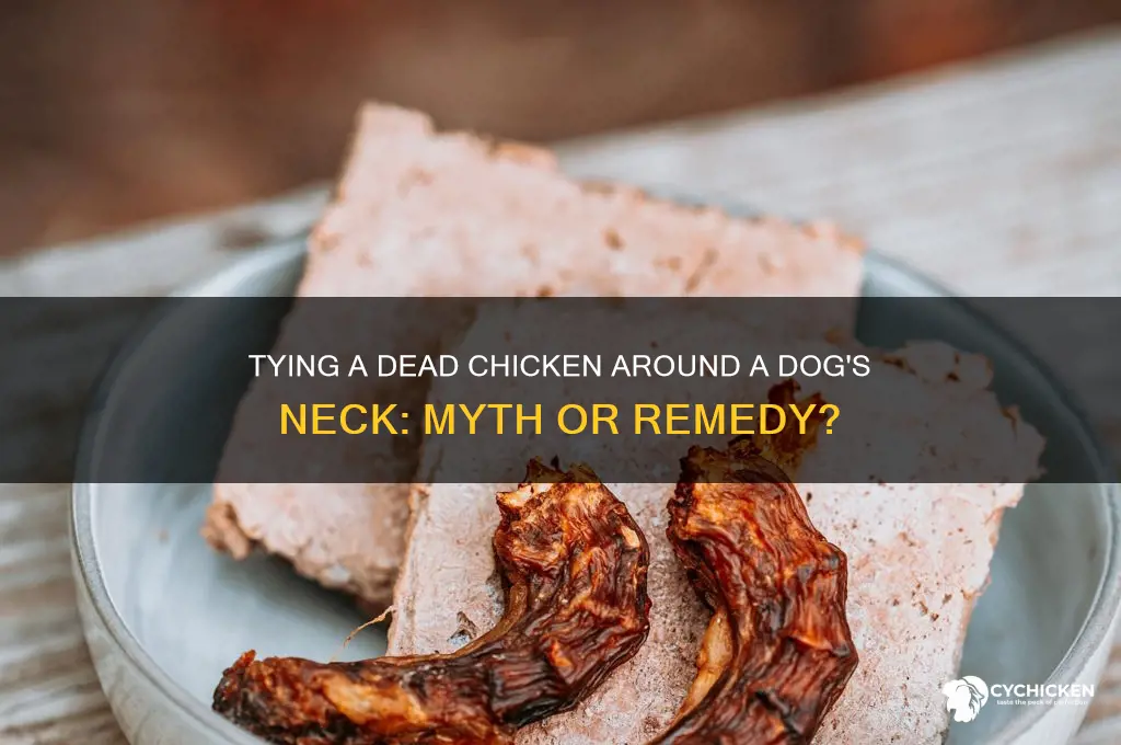 Tying A Dead Chicken Around A Dog's Neck: Myth Or Remedy? | CyChicken