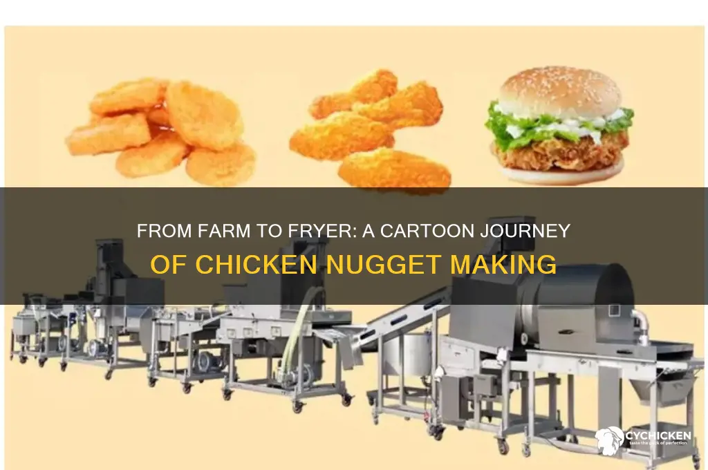 From Farm To Fryer: A Cartoon Journey Of Chicken Nugget Making | CyChicken