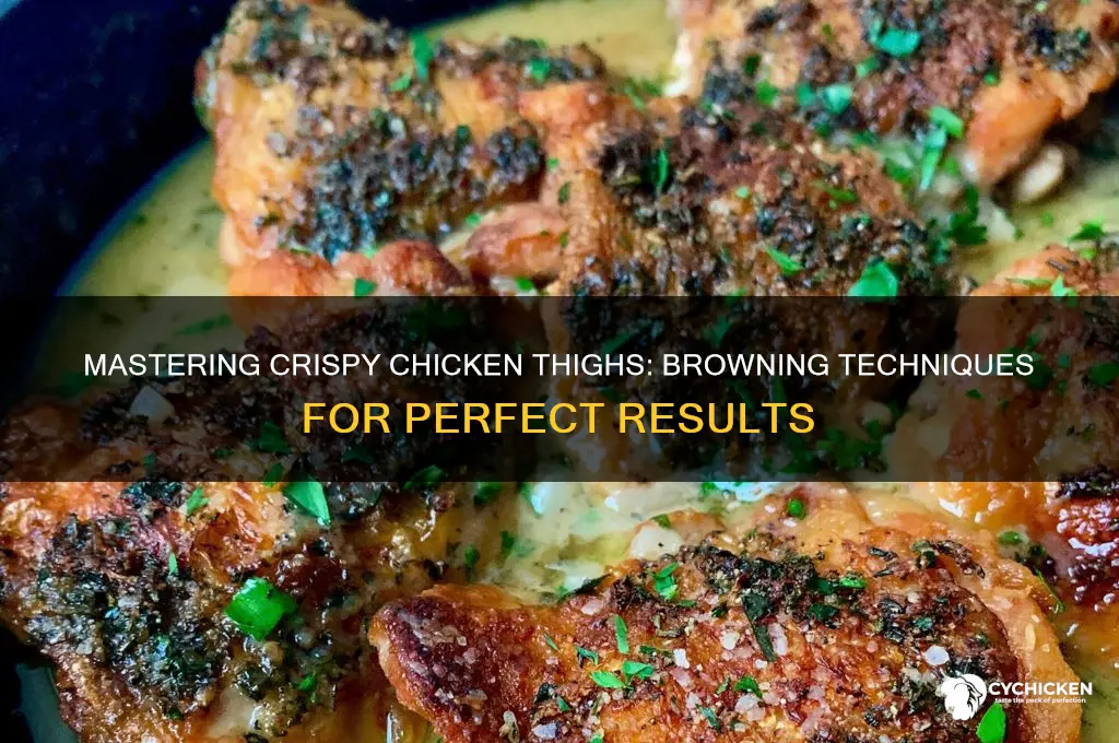 Mastering Crispy Chicken Thighs: Browning Techniques For Perfect ...