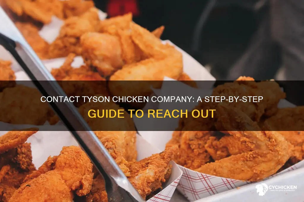 Contact Tyson Chicken Company: A Step-By-Step Guide To Reach Out ...
