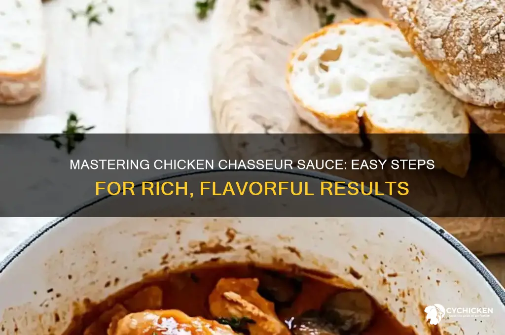 Mastering Chicken Chasseur Sauce: Easy Steps For Rich, Flavorful ...