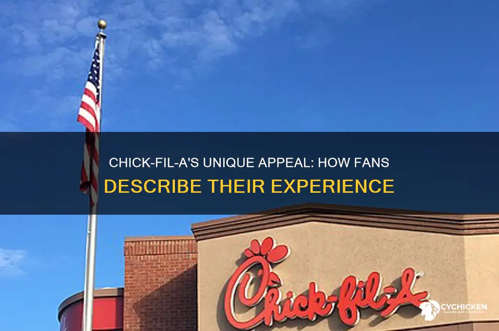 Chick-Fil-A's Unique Appeal: How Fans Describe Their Experience | CyChicken