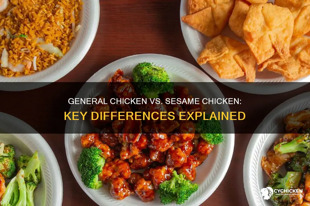 General Chicken Vs. Sesame Chicken: Key Differences Explained | CyChicken