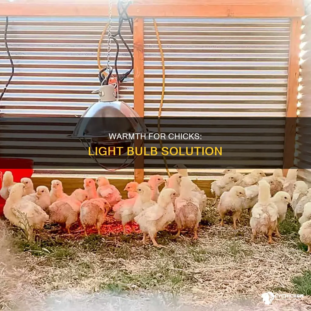 Warmth For Chicks: Light Bulb Solution | CyChicken