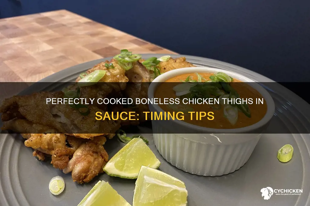 Perfectly Cooked Boneless Chicken Thighs In Sauce: Timing Tips | CyChicken