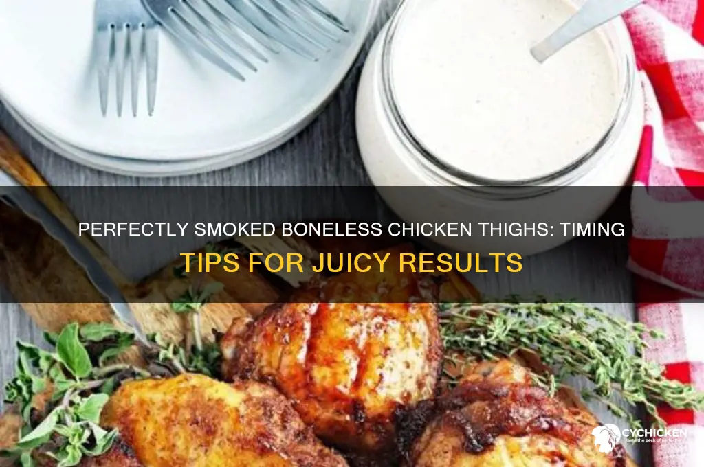 Perfectly Smoked Boneless Chicken Thighs: Timing Tips For Juicy Results ...