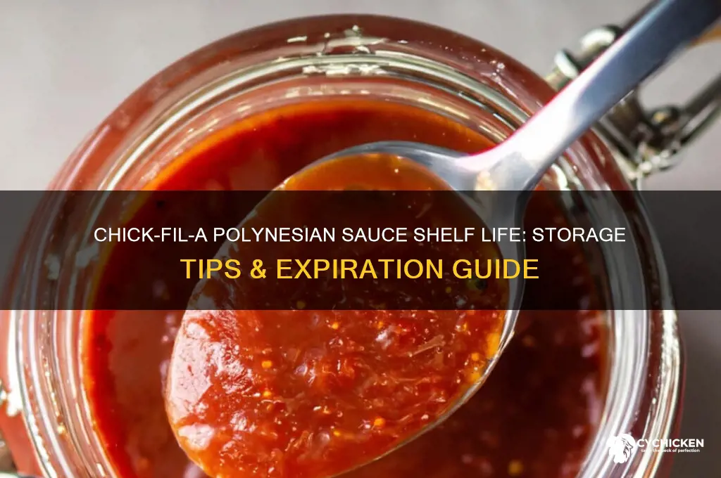 Chick-Fil-A Polynesian Sauce Shelf Life: Storage Tips & Expiration ...