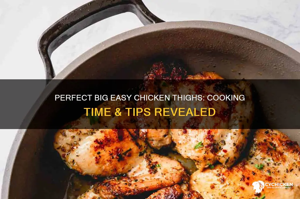 Perfect Big Easy Chicken Thighs: Cooking Time & Tips Revealed | CyChicken