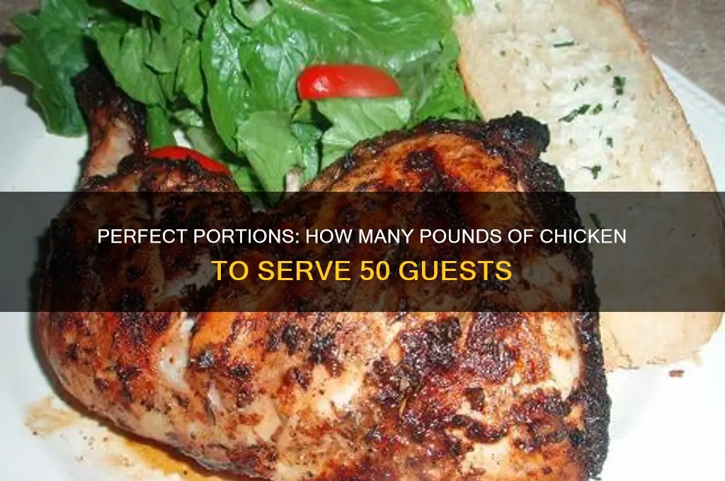 Perfect Portions: How Many Pounds Of Chicken To Serve 50 Guests | CyChicken