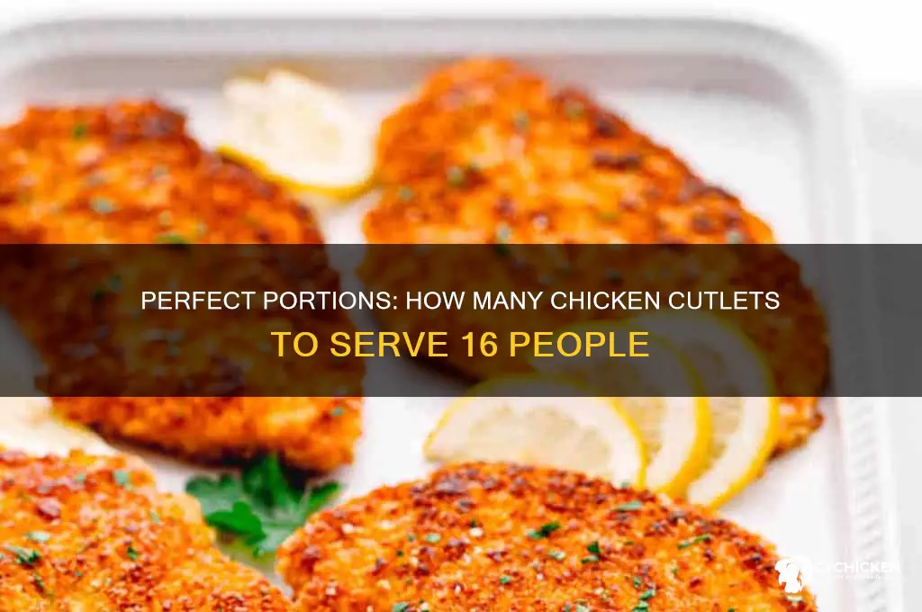 Perfect Portions: How Many Chicken Cutlets To Serve 16 People | CyChicken