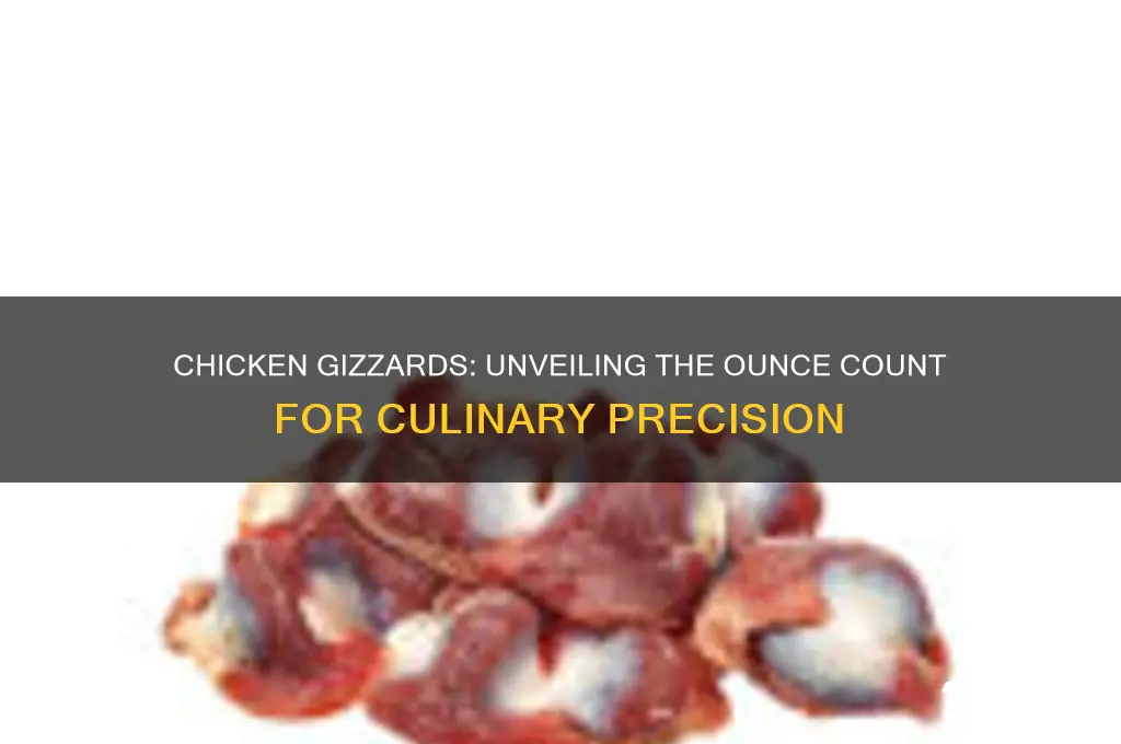 Chicken Gizzards: Unveiling The Ounce Count For Culinary Precision ...