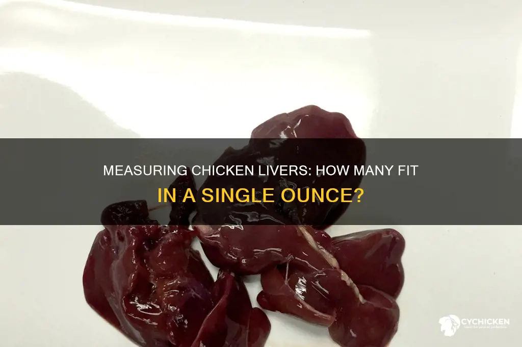 Measuring Chicken Livers: How Many Fit In A Single Ounce? | CyChicken