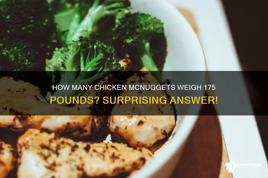 How Many Chicken Mcnuggets Weigh 175 Pounds? Surprising Answer! | CyChicken