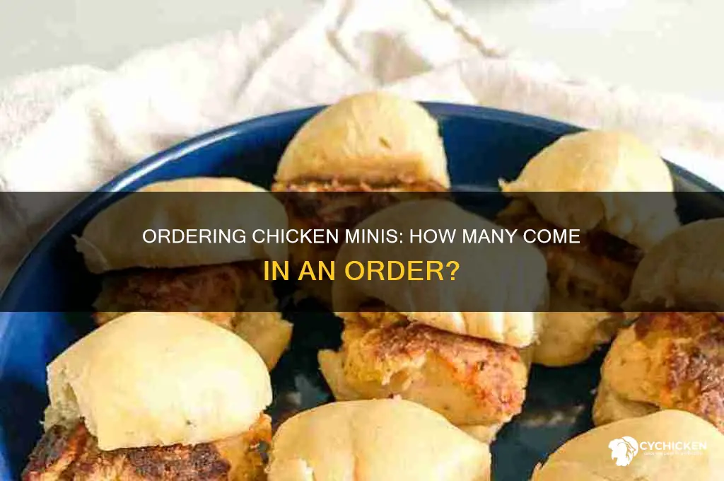 Ordering Chicken Minis: How Many Come In An Order? | CyChicken