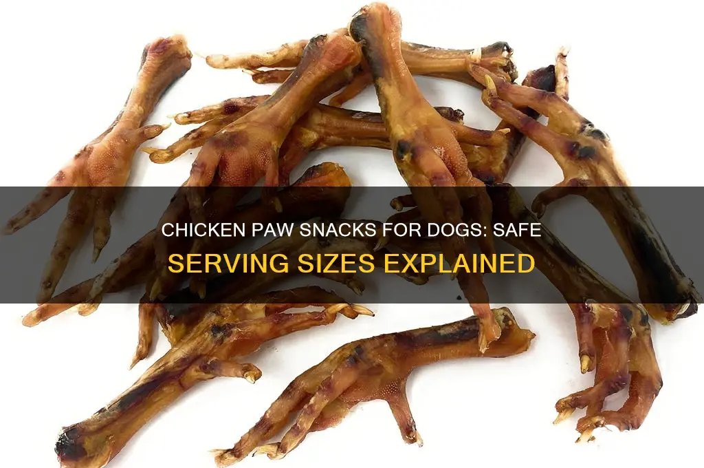 Chicken Paw Snacks For Dogs: Safe Serving Sizes Explained | CyChicken