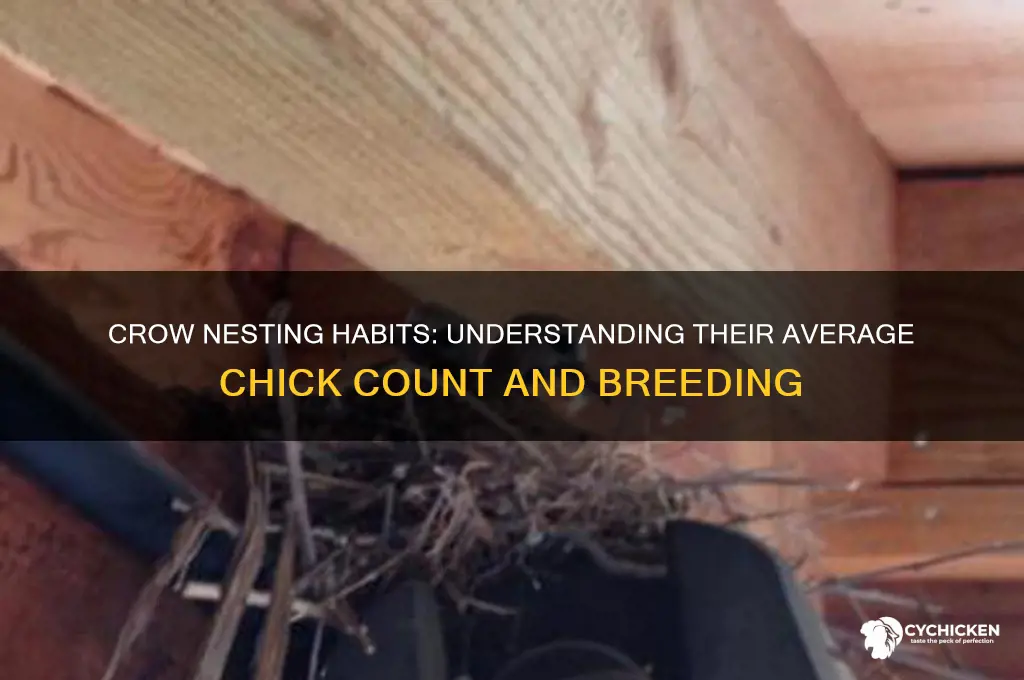 Crow Nesting Habits: Understanding Their Average Chick Count And ...