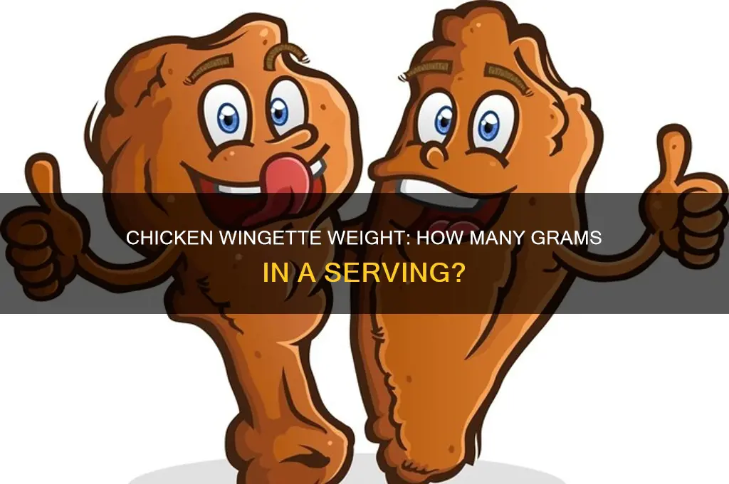 Chicken Wingette Weight: How Many Grams In A Serving? | CyChicken