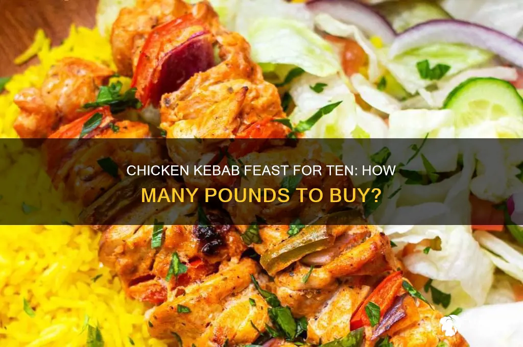 Chicken Kebab Feast For Ten: How Many Pounds To Buy? | CyChicken