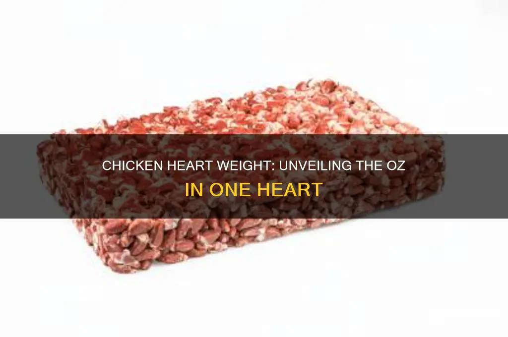 Chicken Heart Weight: Unveiling The Oz In One Heart | CyChicken