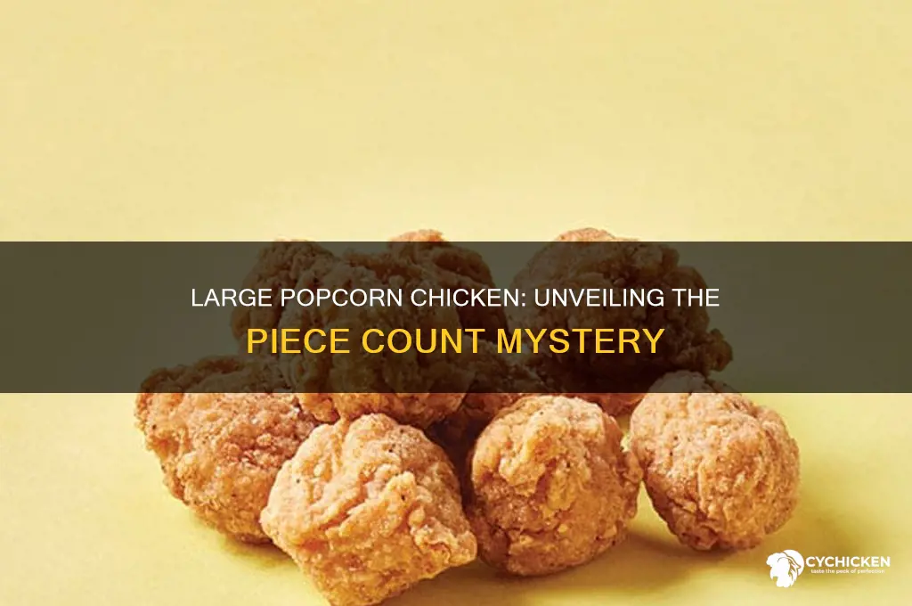 Large Popcorn Chicken: Unveiling The Piece Count Mystery | CyChicken