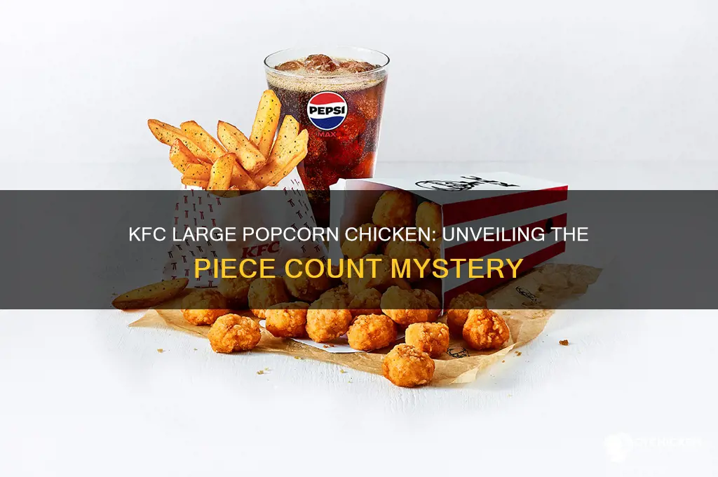 Kfc Large Popcorn Chicken: Unveiling The Piece Count Mystery | CyChicken