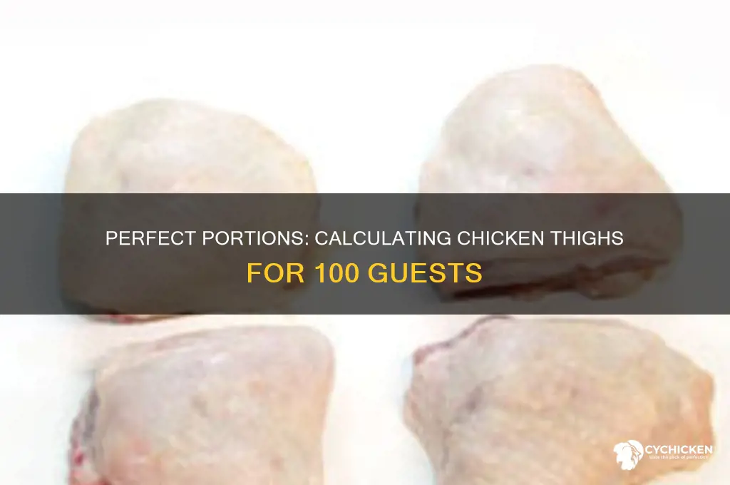 Perfect Portions: Calculating Chicken Thighs For 100 Guests | CyChicken