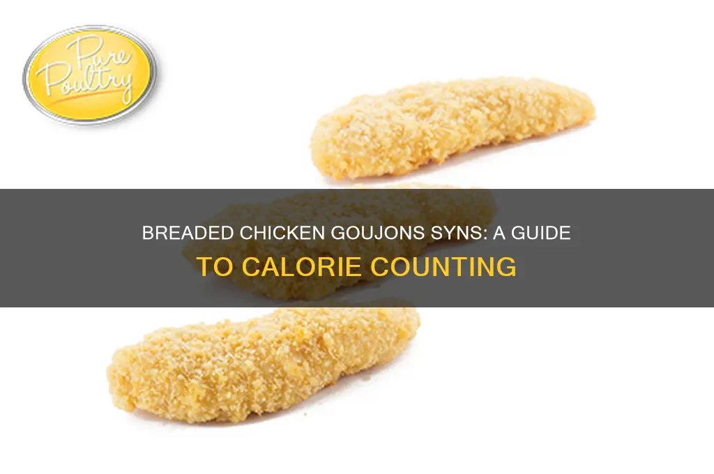 Breaded Chicken Goujons Syns: A Guide To Calorie Counting | CyChicken