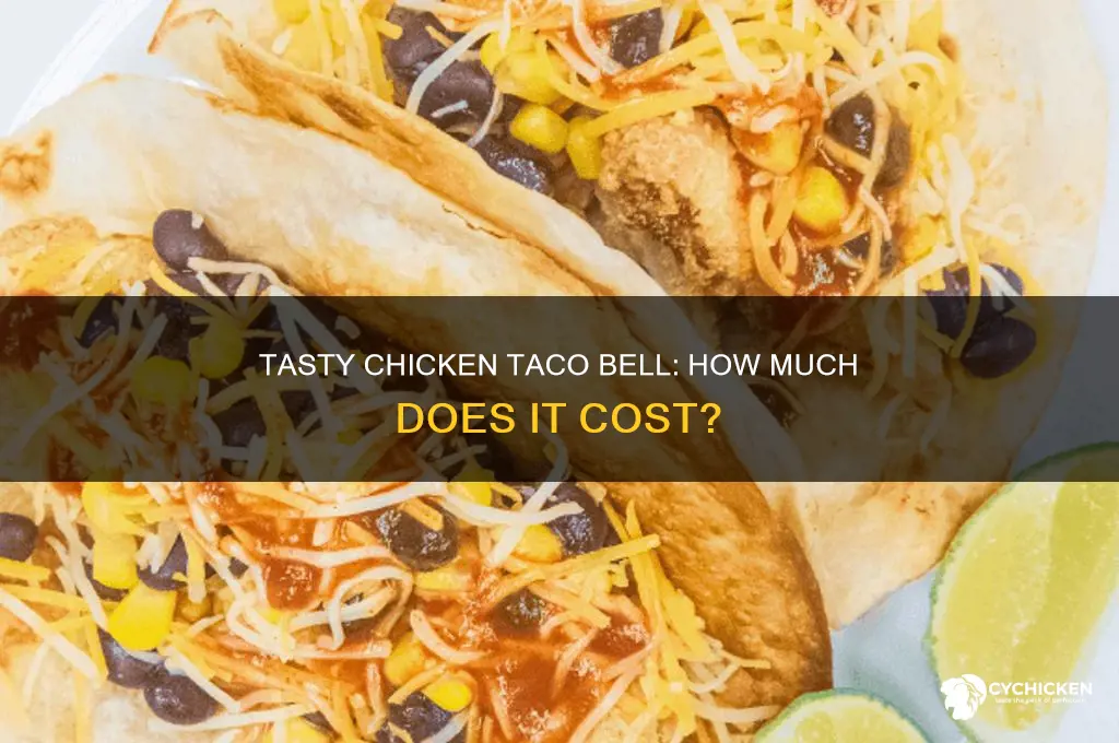 Tasty Chicken Taco Bell: How Much Does It Cost? | CyChicken