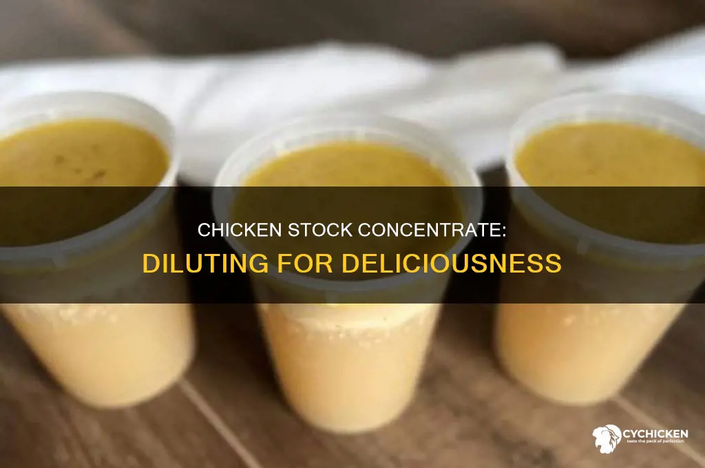 Chicken Stock Concentrate: Diluting For Deliciousness | CyChicken