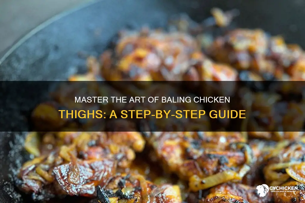Master The Art Of Baling Chicken Thighs: A Step-By-Step Guide | CyChicken