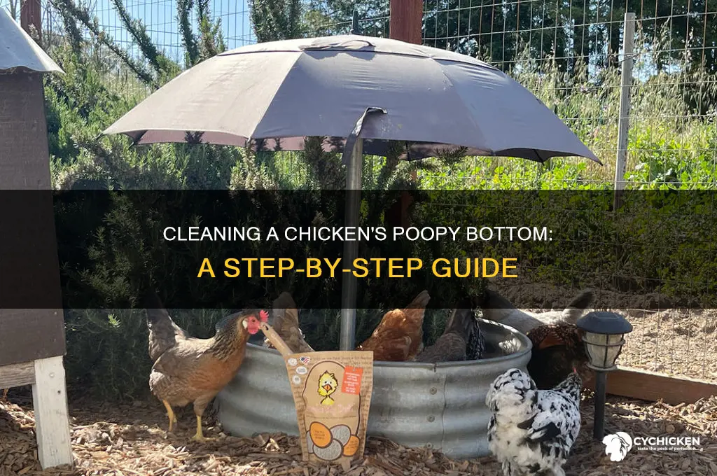 Cleaning A Chicken's Poopy Bottom: A Step-By-Step Guide | CyChicken