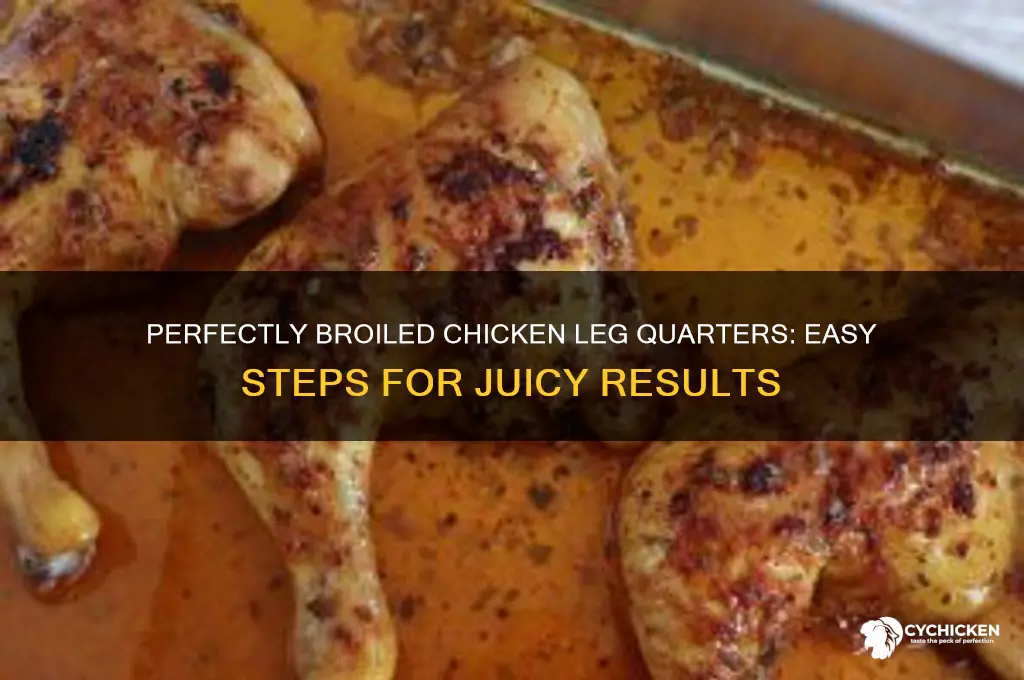 Perfectly Broiled Chicken Leg Quarters: Easy Steps For Juicy Results ...