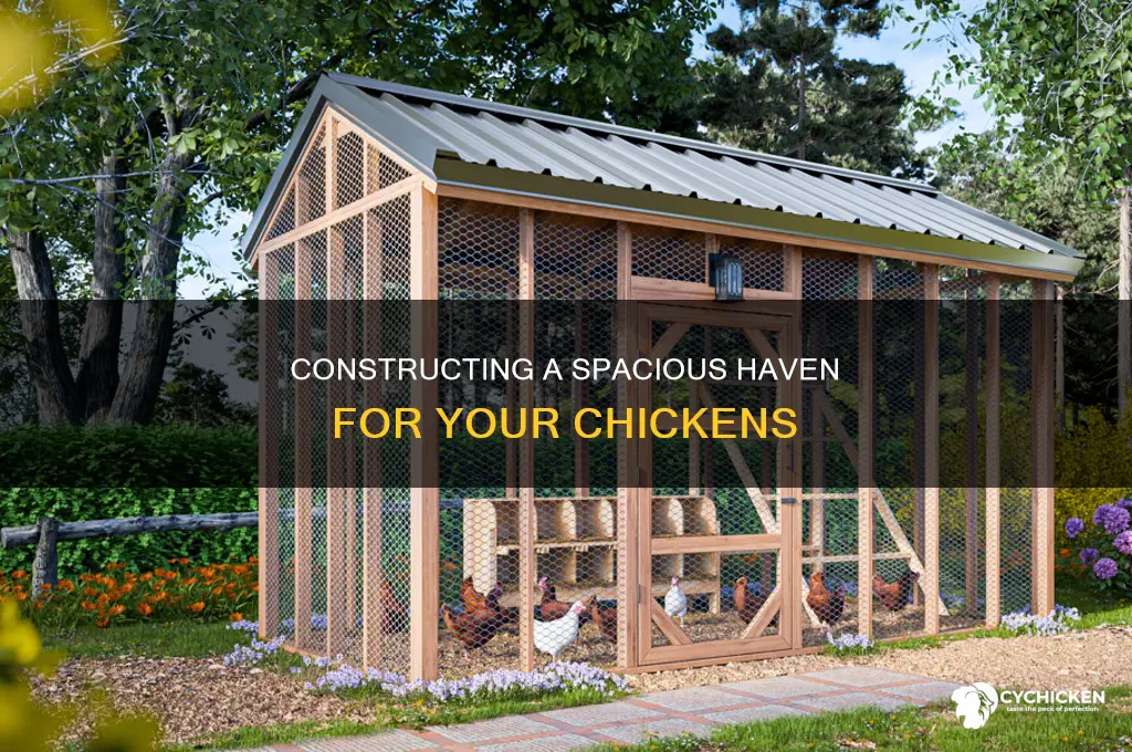Constructing A Spacious Haven For Your Chickens | CyChicken
