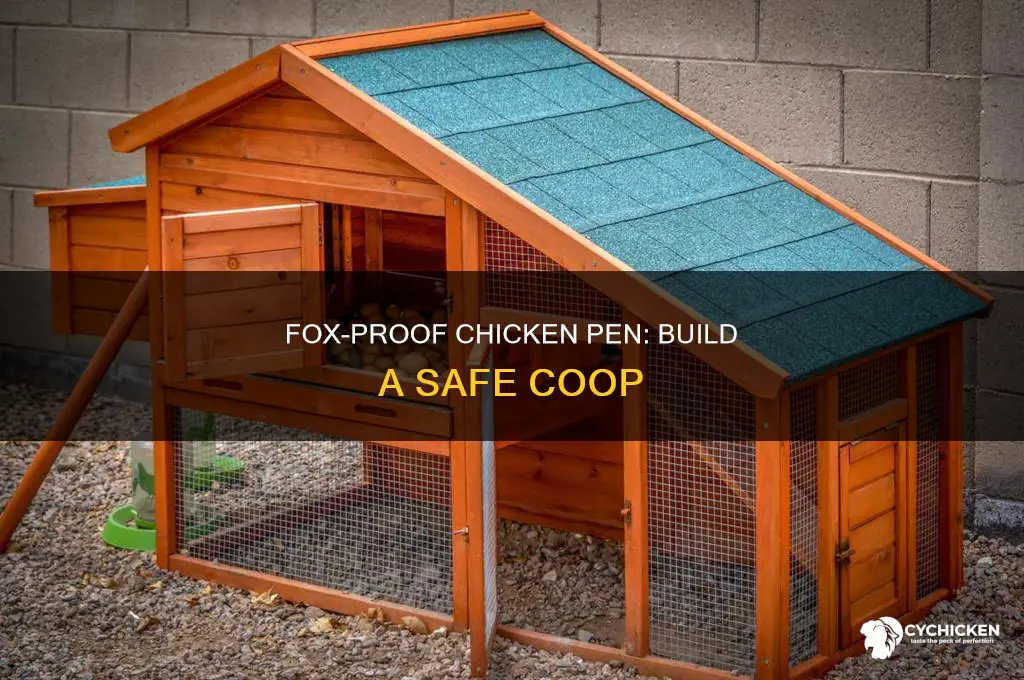 Fox-Proof Chicken Pen: Build A Safe Coop | CyChicken