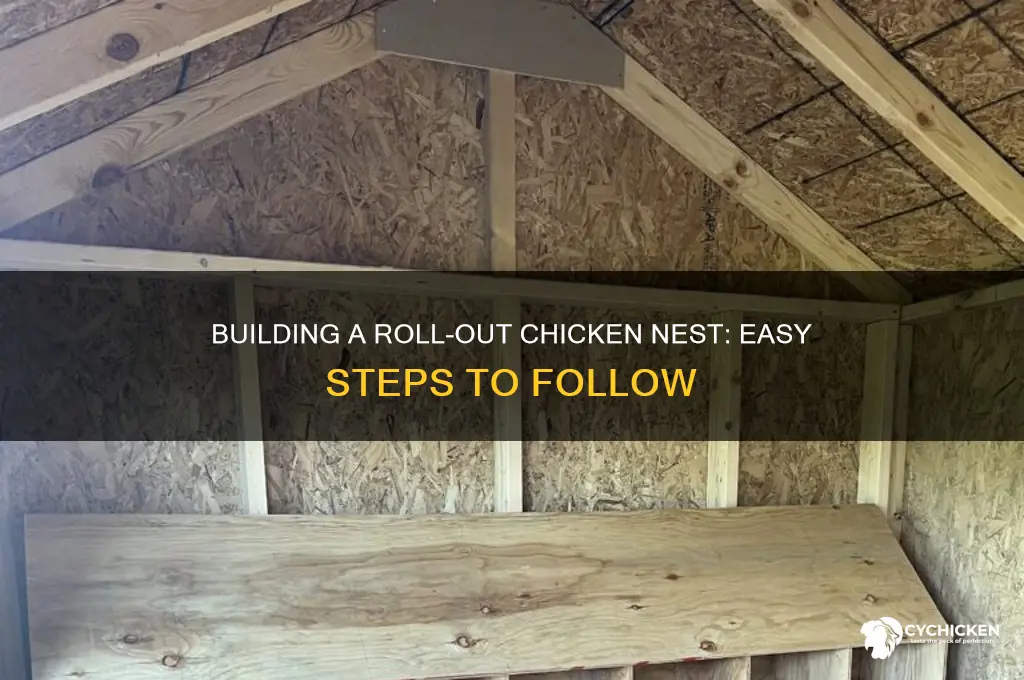 Building A Roll-Out Chicken Nest: Easy Steps To Follow | CyChicken