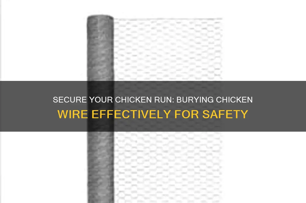 Secure Your Chicken Run: Burying Chicken Wire Effectively For Safety ...