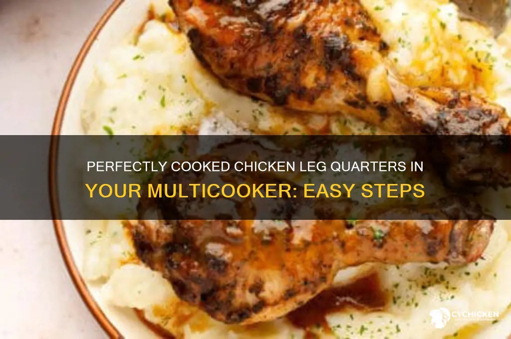 Perfectly Cooked Chicken Leg Quarters In Your Multicooker: Easy Steps ...