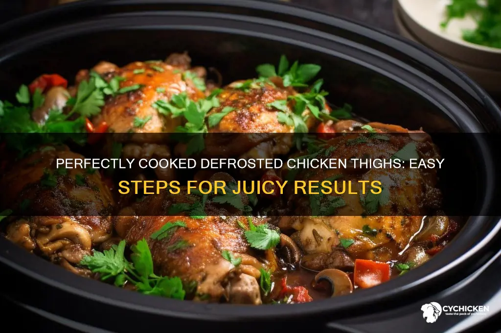 Perfectly Cooked Defrosted Chicken Thighs: Easy Steps For Juicy Results ...